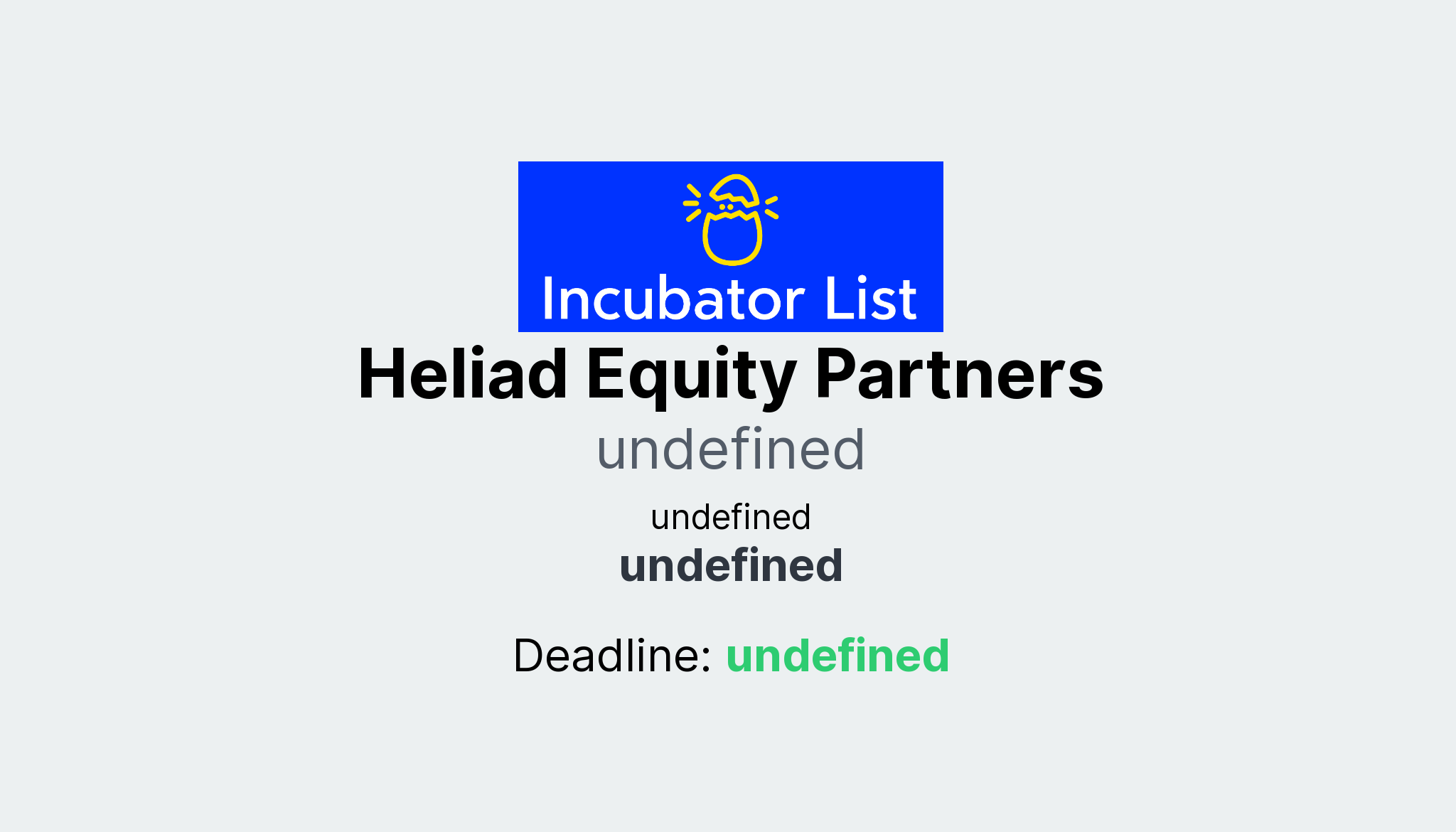 Heliad Equity Partners - Key Information