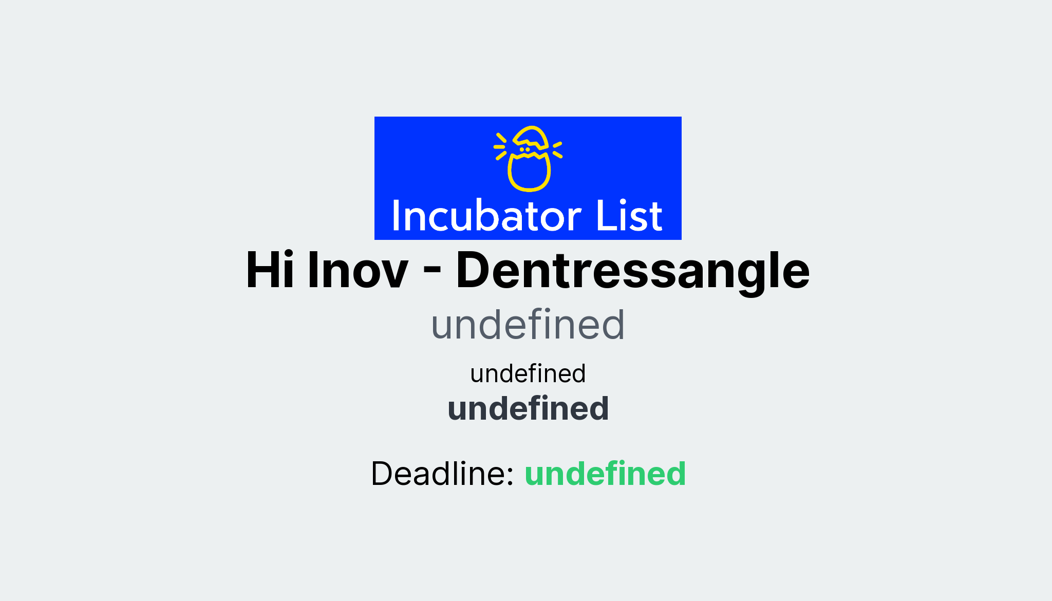 Hi Inov - Dentressangle - Key Information