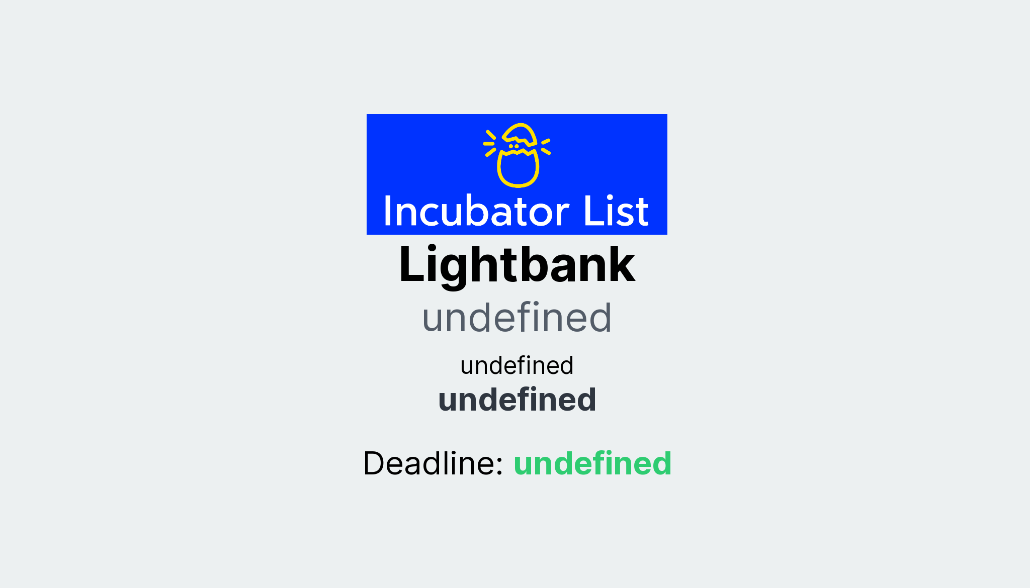 Lightbank - Key Information