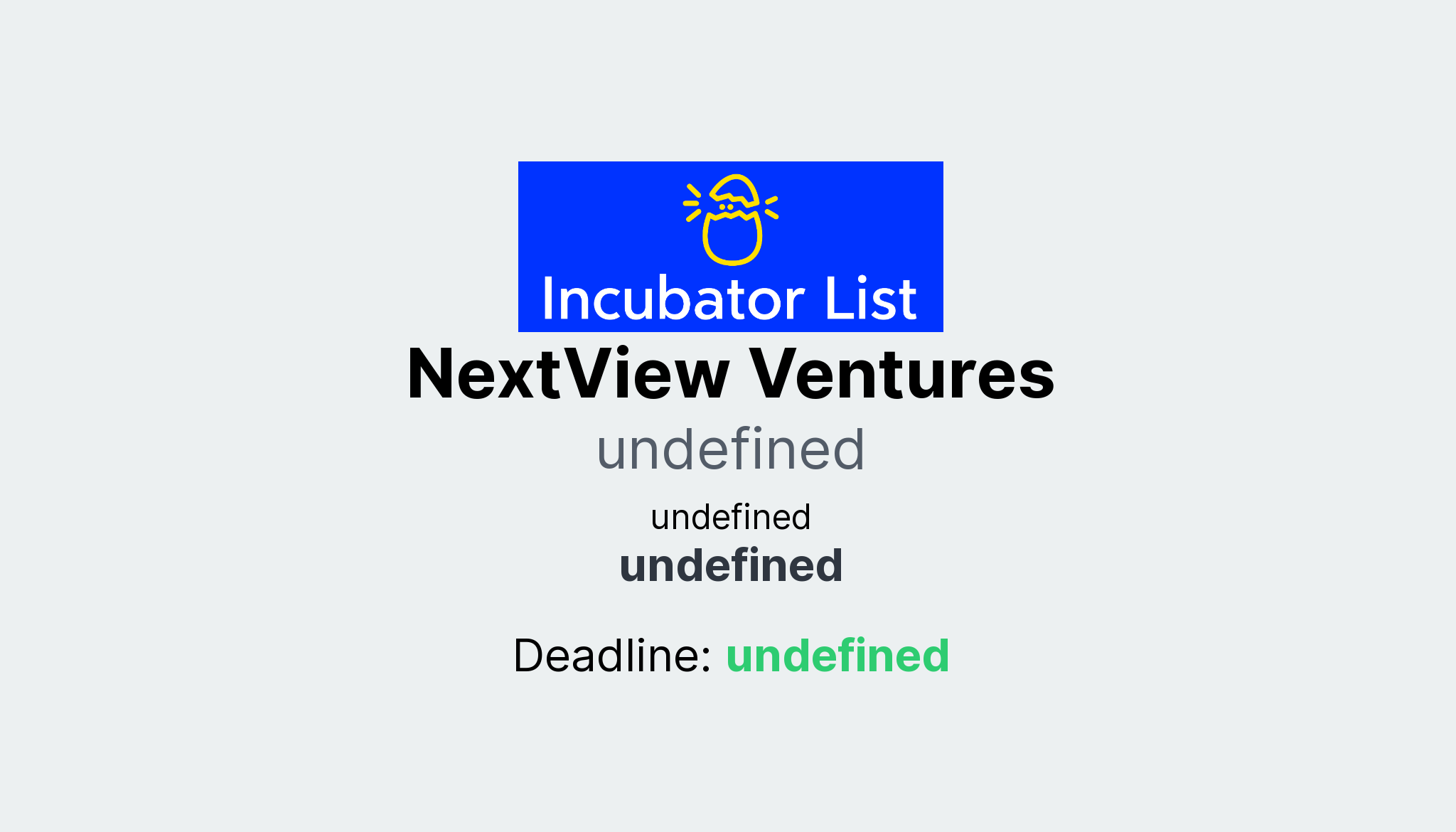 NextView Ventures - Key Information