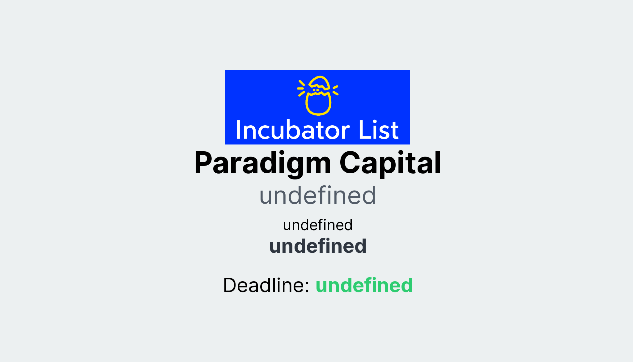 Paradigm Capital - Key Information