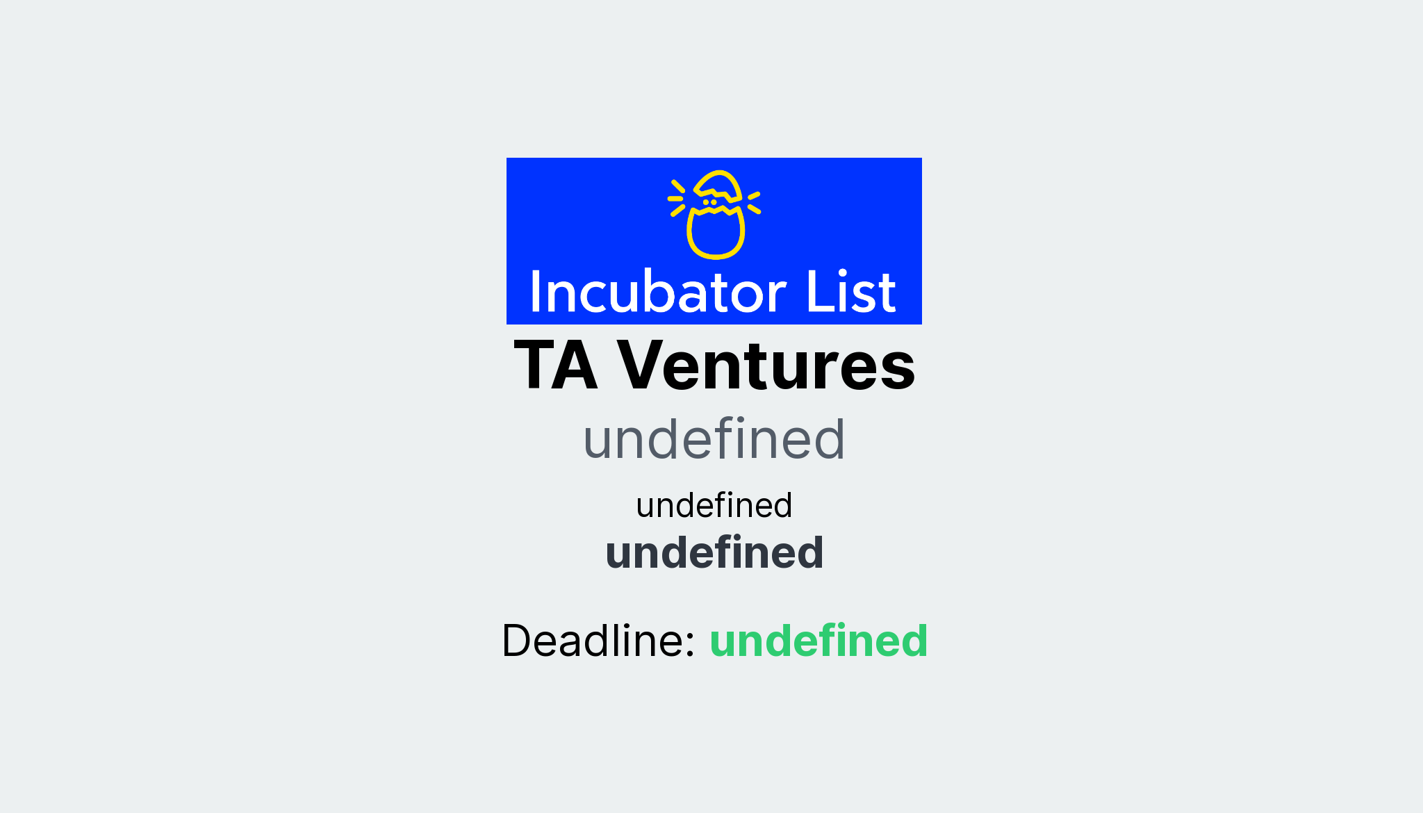 TA Ventures - Key Information