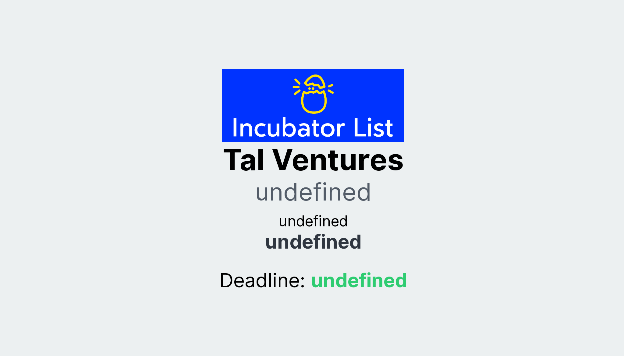 Tal Ventures - Key Information